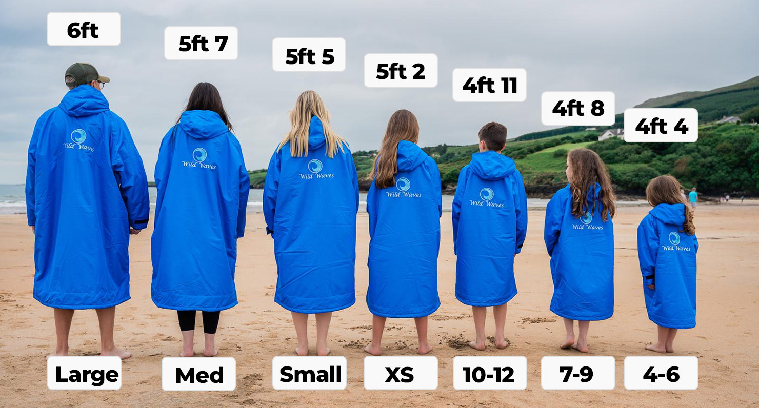 Adult Wild Waves Changing Robe - Wild Waves Australia